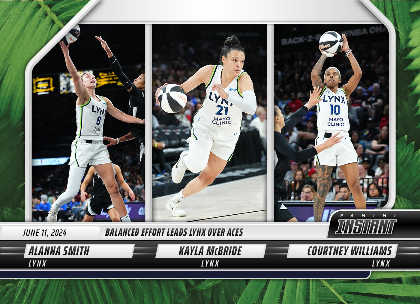 Alanna Smith/Kayla McBride/Courtney Williams - 2024 Panini Instant WNBA ...