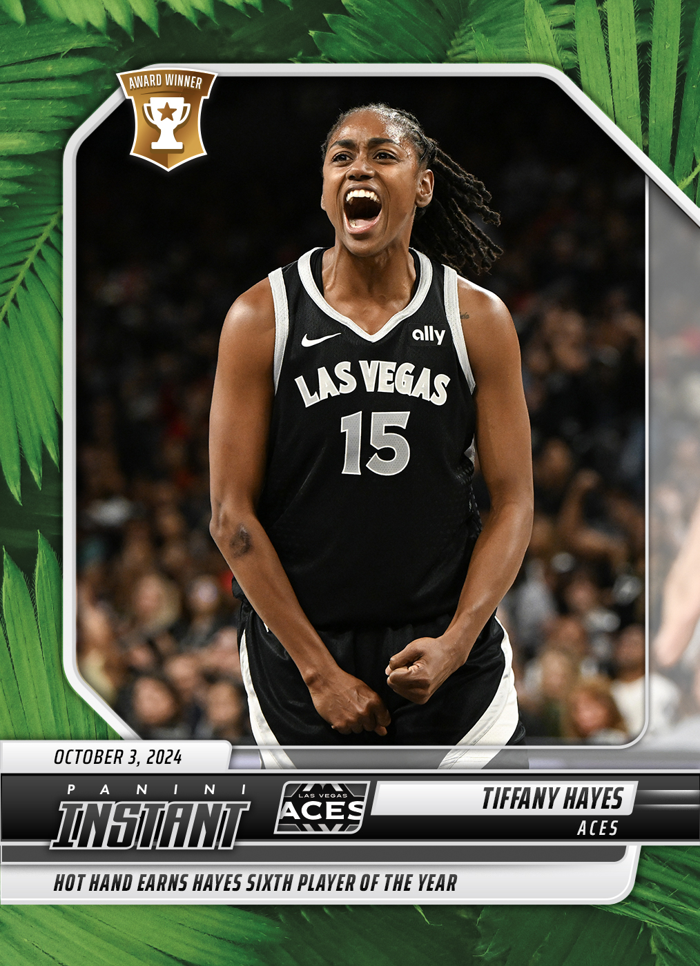Tiffany Hayes - 2024 Panini Instant WNBA #245 - Jungle /25