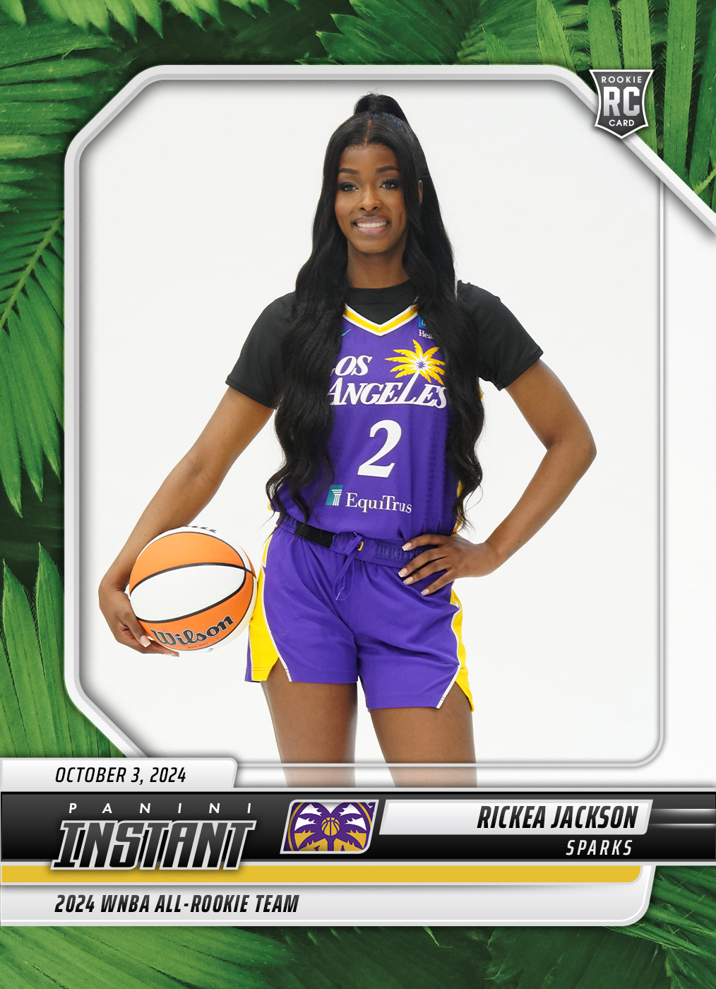 Rickea Jackson - 2024 Panini Instant WNBA #248 - Jungle /25