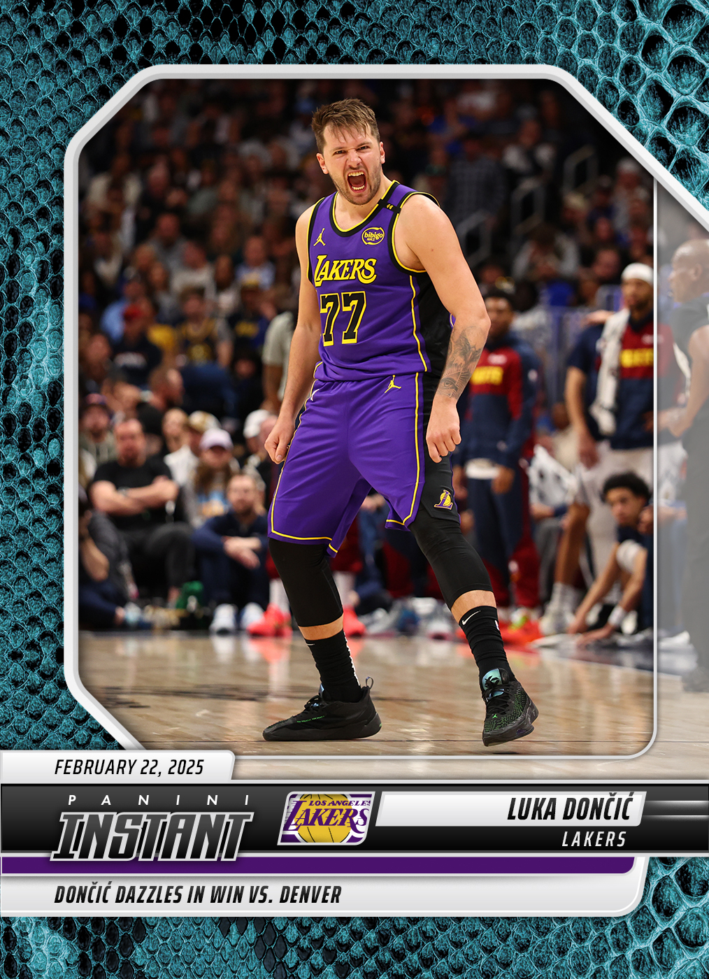 Luka Doncic - 2024-25 Panini Instant NBA #367 - Blue Viper 1/1