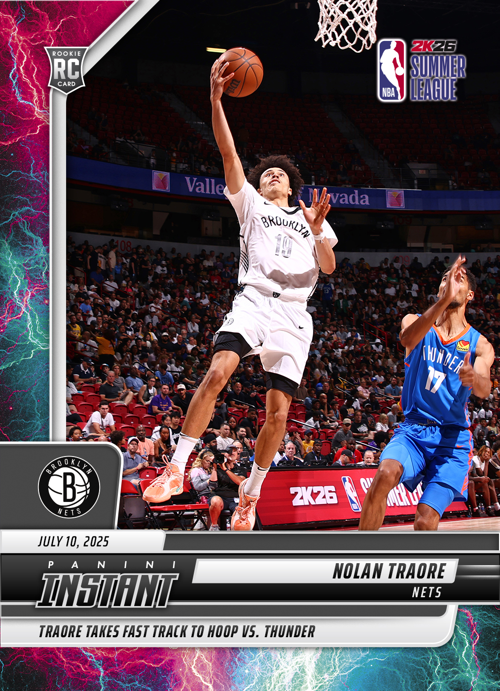 Nolan Traore - 2025-26 Panini Instant NBA #8 - Lightning /5
