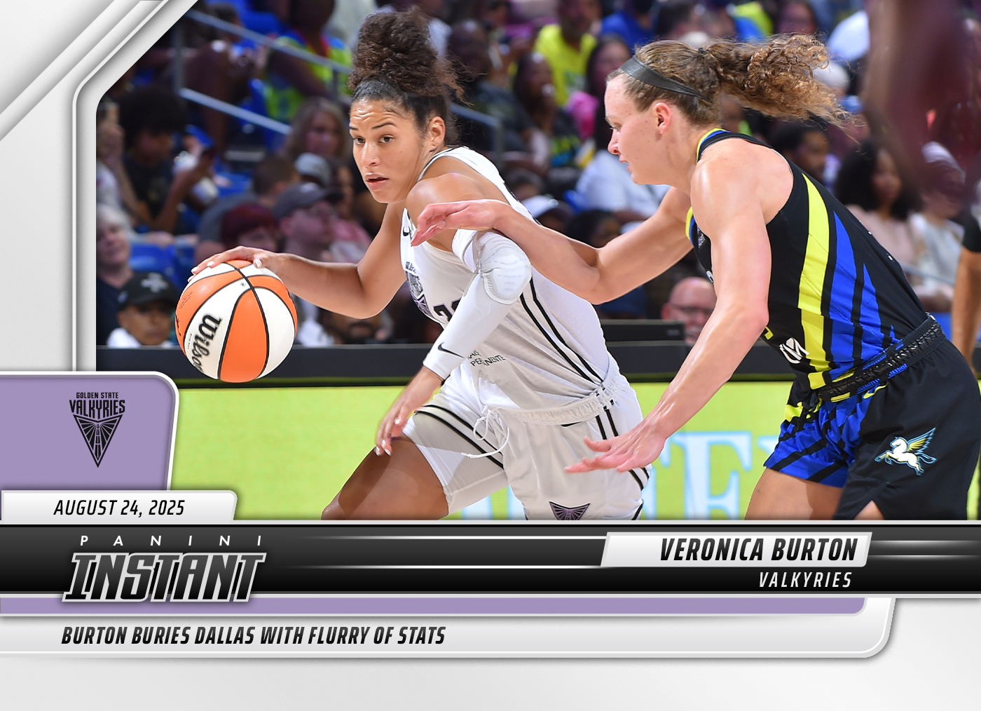 Veronica Burton - 2025 Panini Instant WNBA #248 - Base Card 10-pack