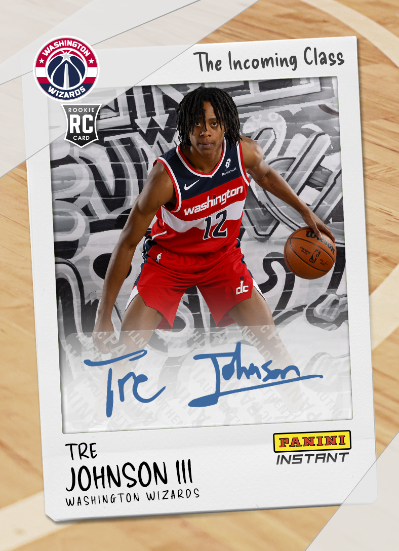 Tre Johnson III - 2025-26 Panini Instant NBA Incoming Class #2 - Base ...