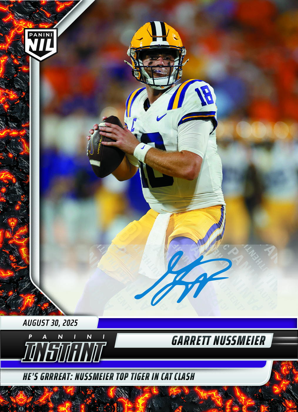 Garrett Nussmeier - 2025 Panini Instant NIL College Football #GNA ...