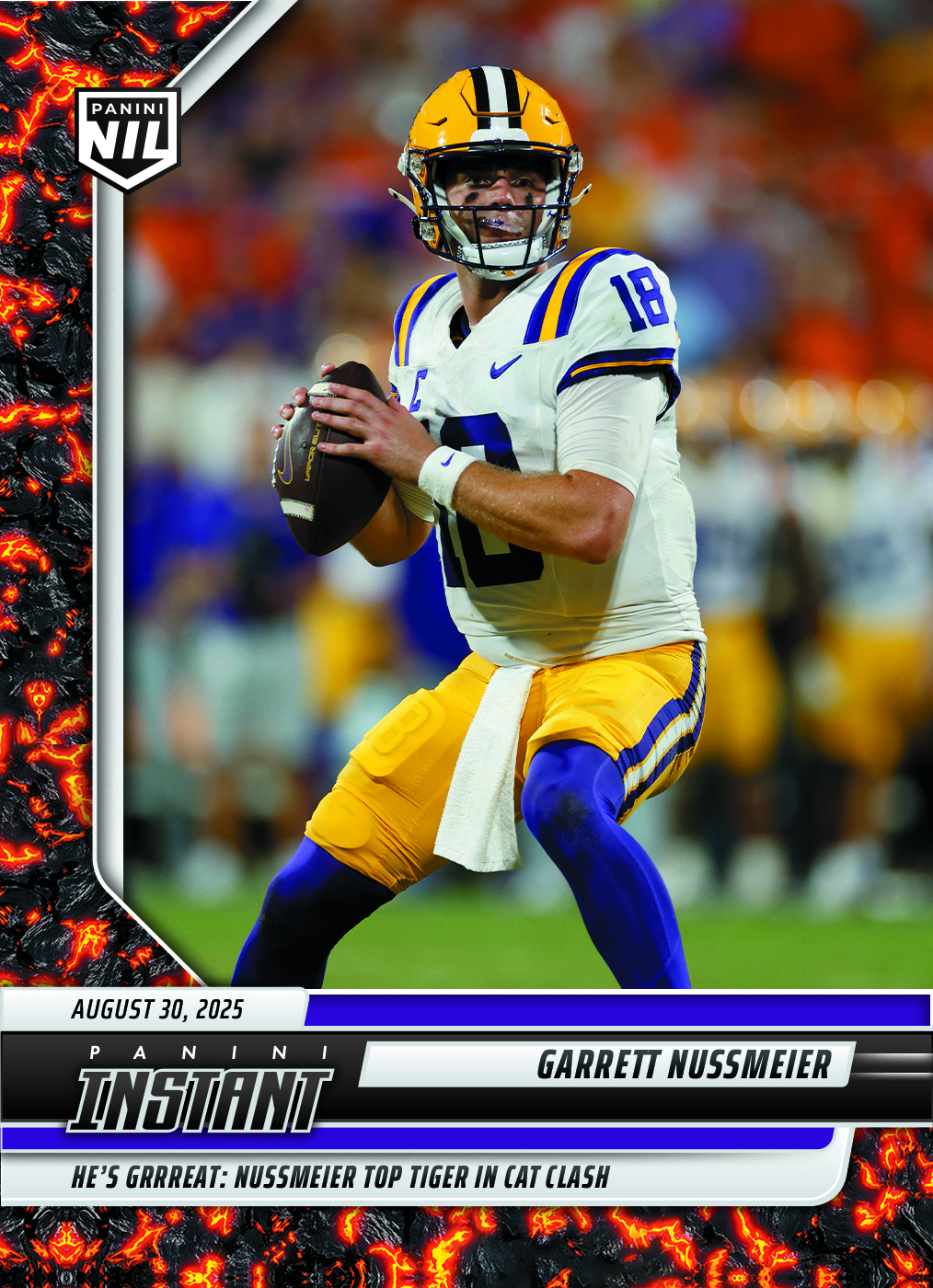 Garrett Nussmeier - 2025 Panini Instant NIL College Football #GNA ...