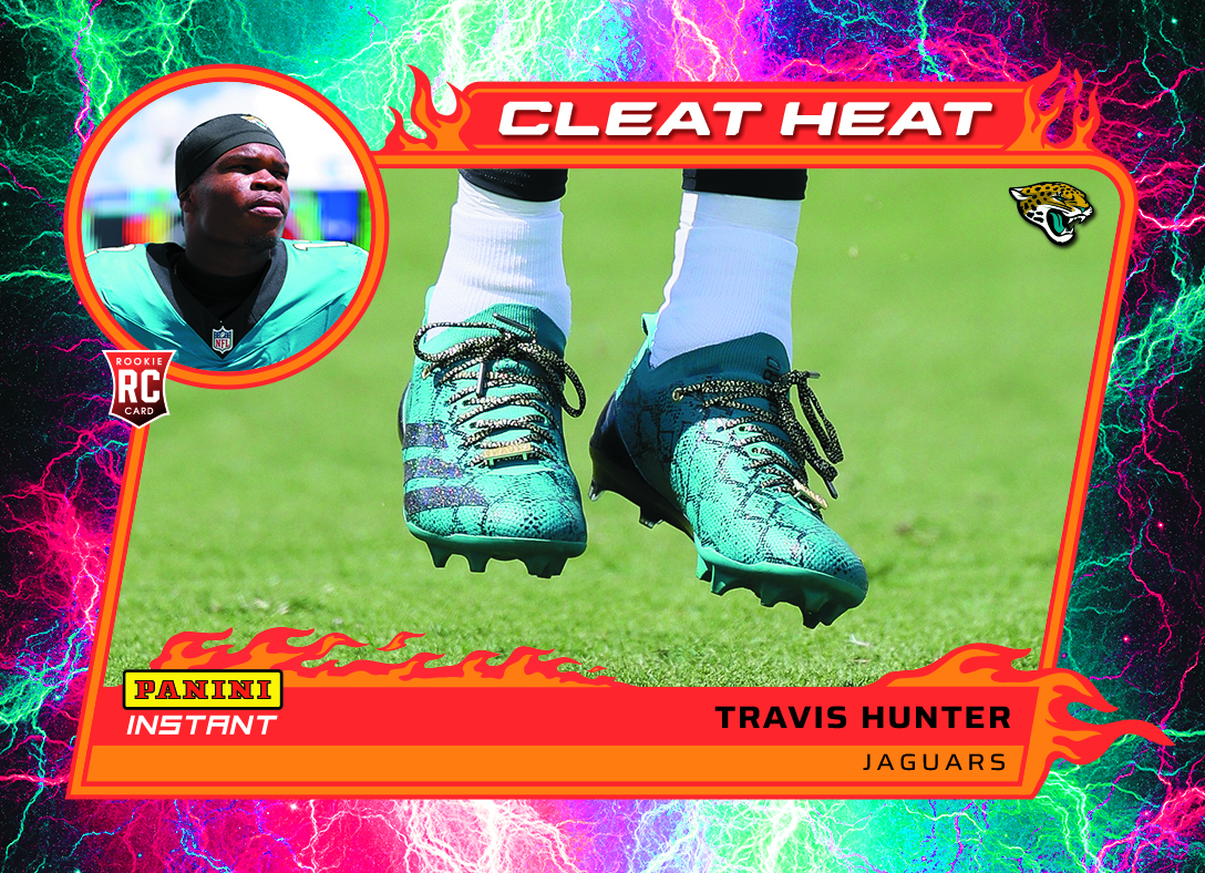 Travis Hunter - 2025 Panini Instant NFL Cleat Heat #3 - Lightning /5