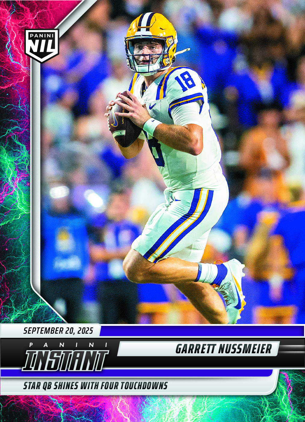 Garrett Nussmeier - 2025 Panini Instant NIL College Football #GNB ...