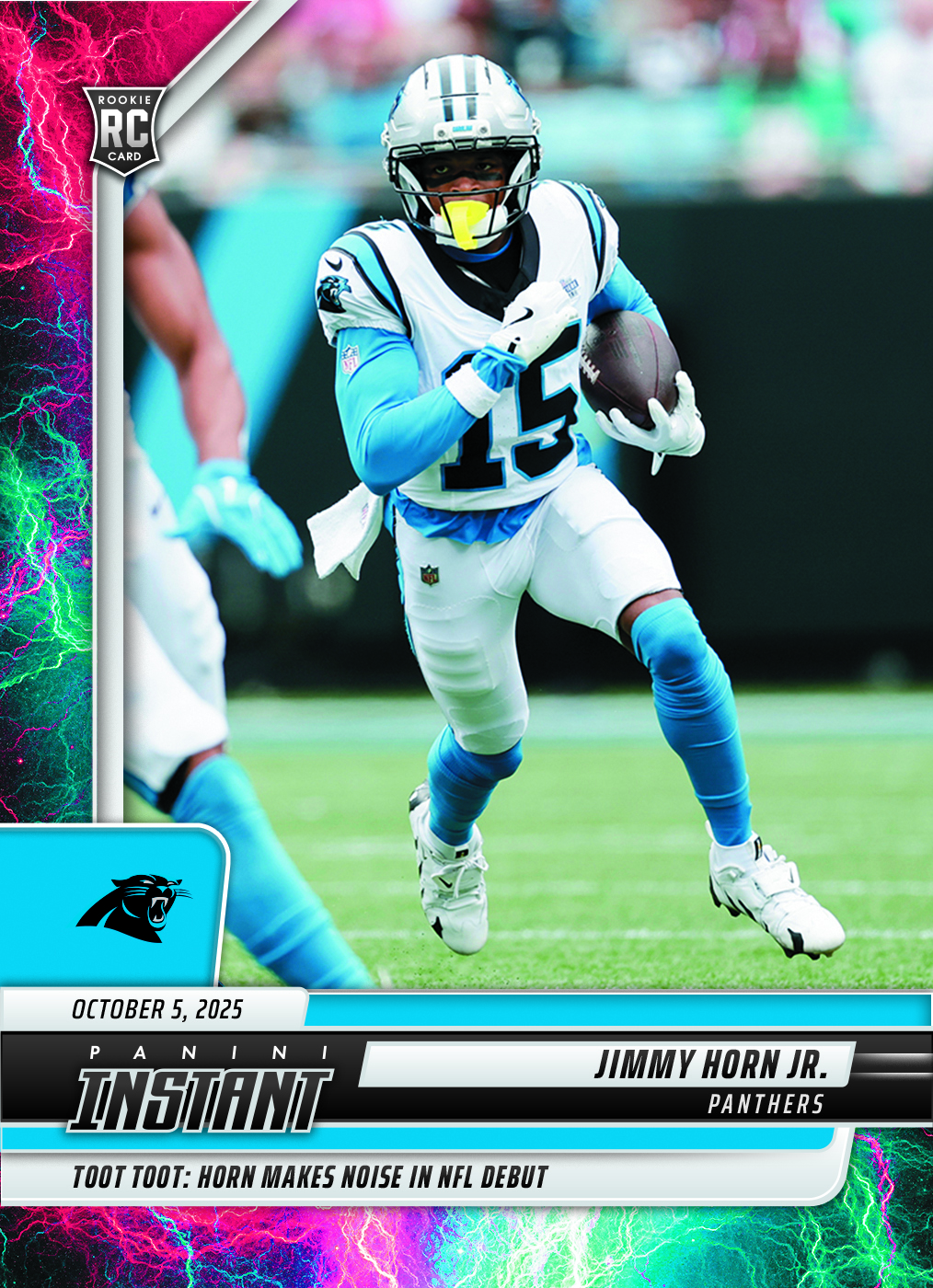 Jimmy Horn Jr. - 2025 Panini Instant NFL #124 - Lightning /5