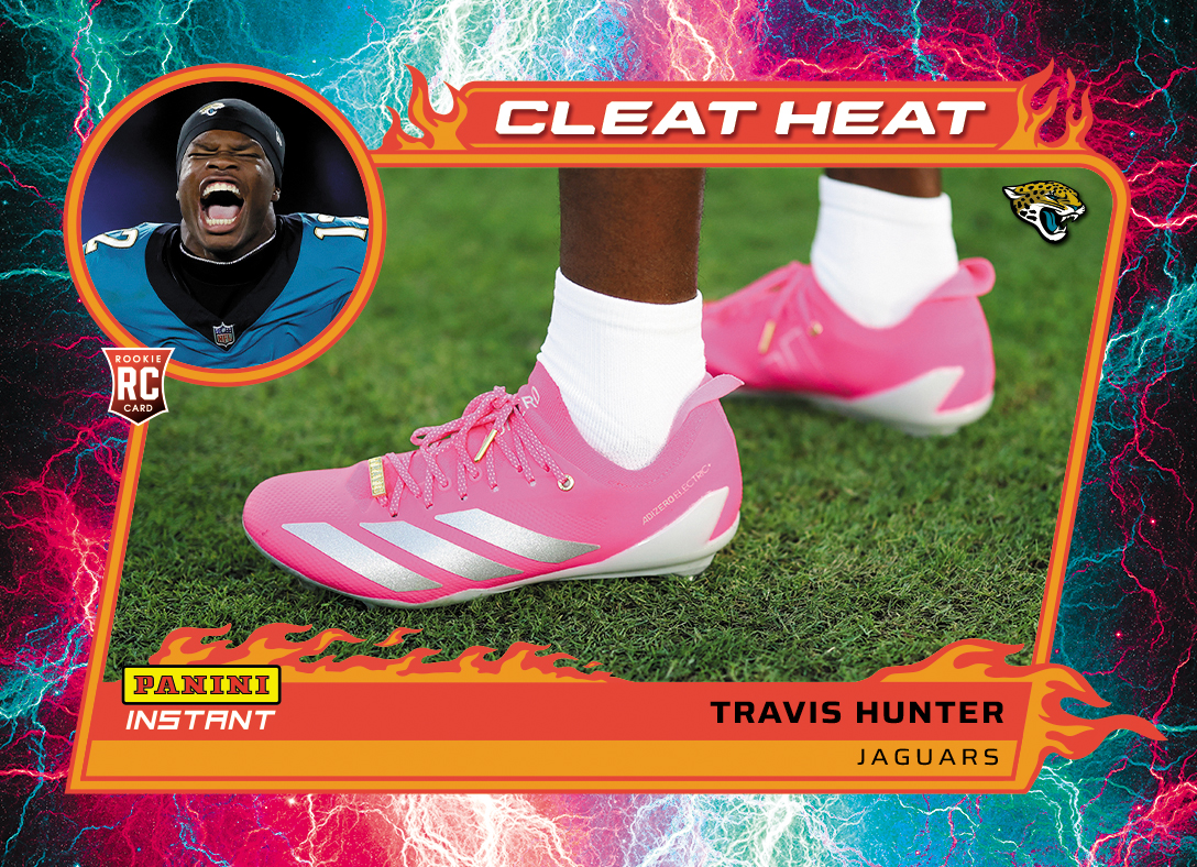 Travis Hunter - 2025 Panini Instant NFL Cleat Heat #4 - Lightning /5