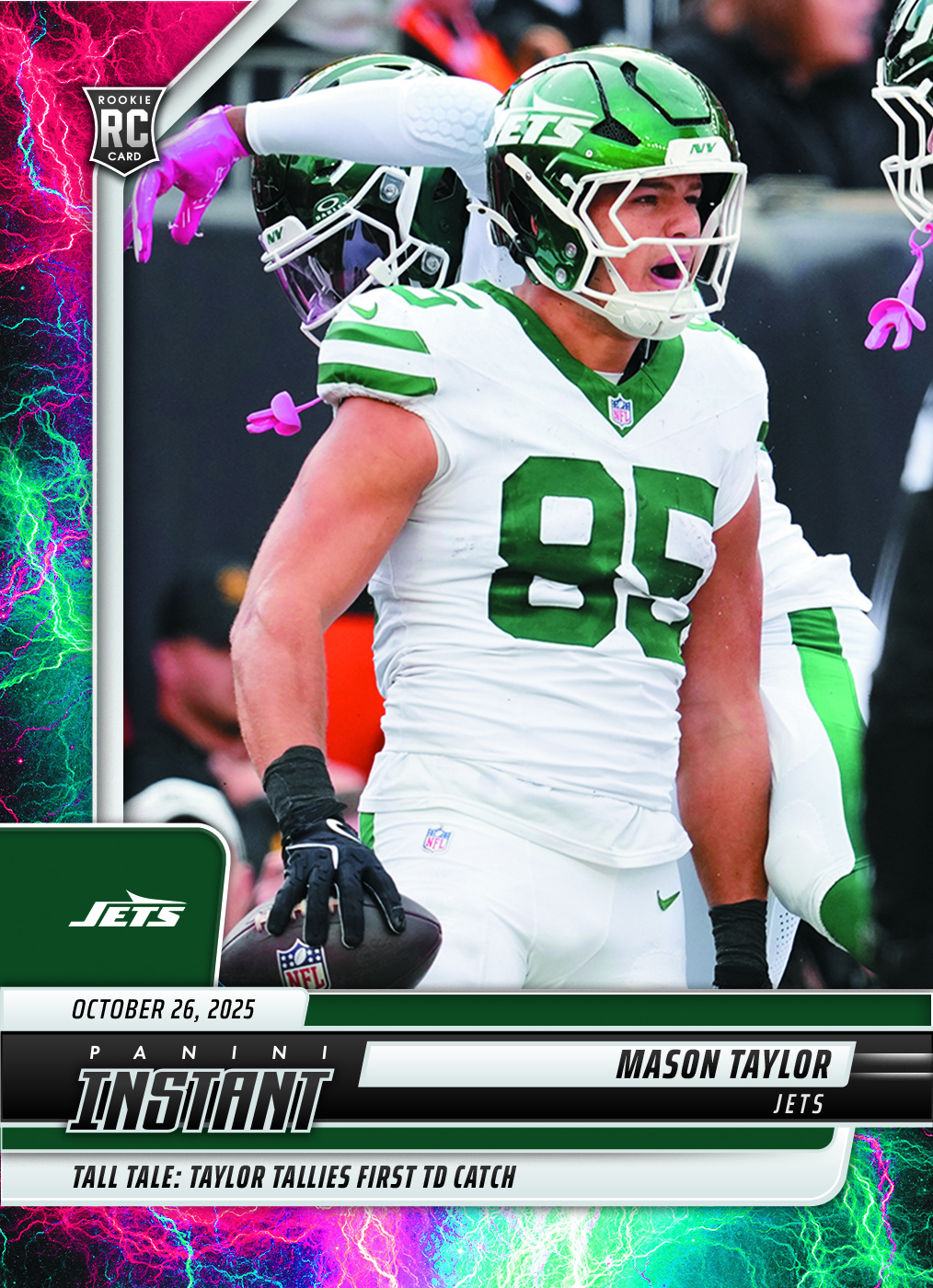 Mason Taylor - 2025 Panini Instant NFL #176 - Lightning /5