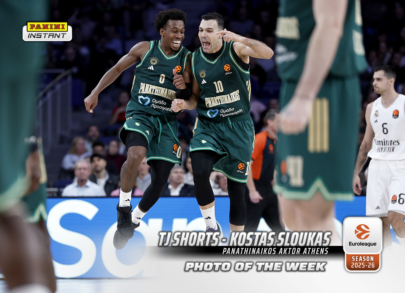 TJ Shorts/Kostas Sloukas - 2025-26 Panini Instant Turkish Airlines ...