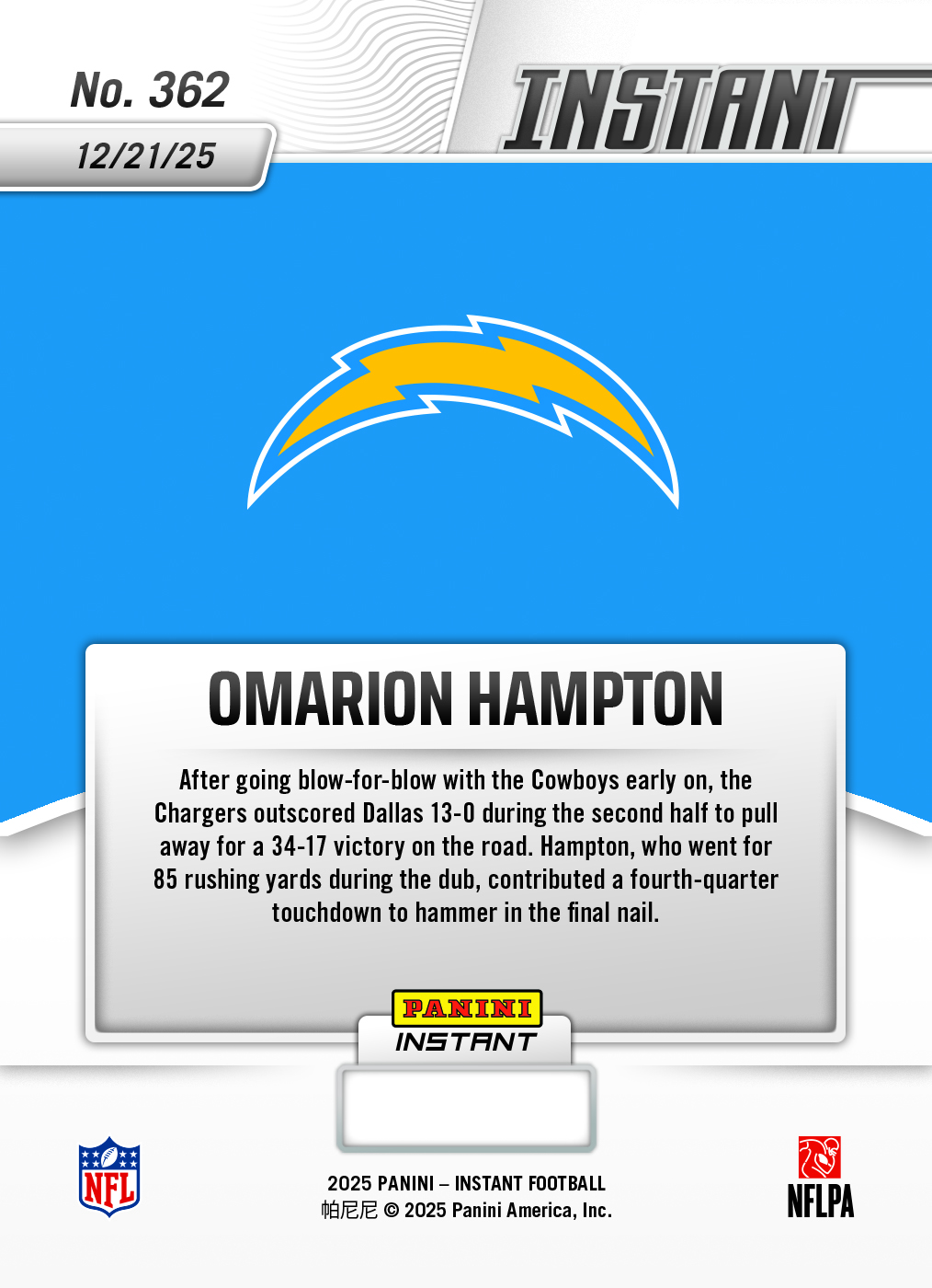 2025 NFL Trading Cards- Look for Rookies, Vets and Milestones! | Panini ...
