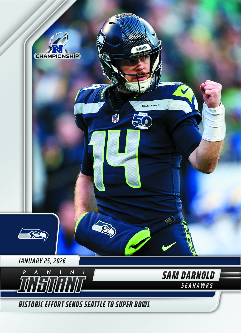Sam Darnold - 2025 Panini Instant NFL #433 - Base