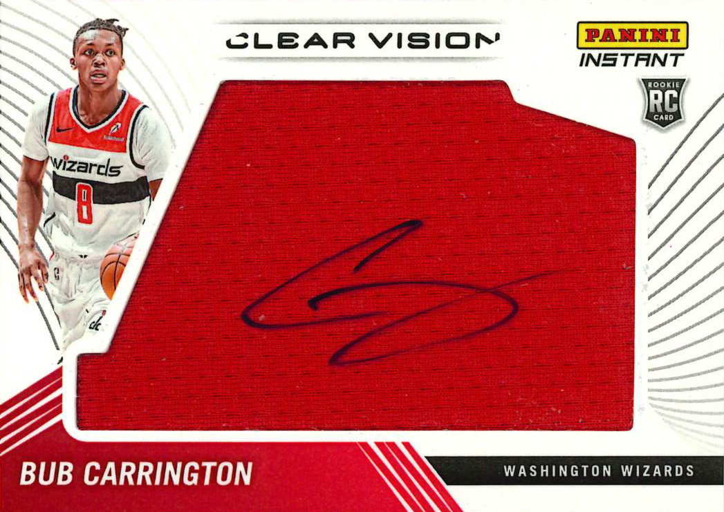 Bub Carrington - Panini Instant 2024-25 NBA Clear Vision - Base /10