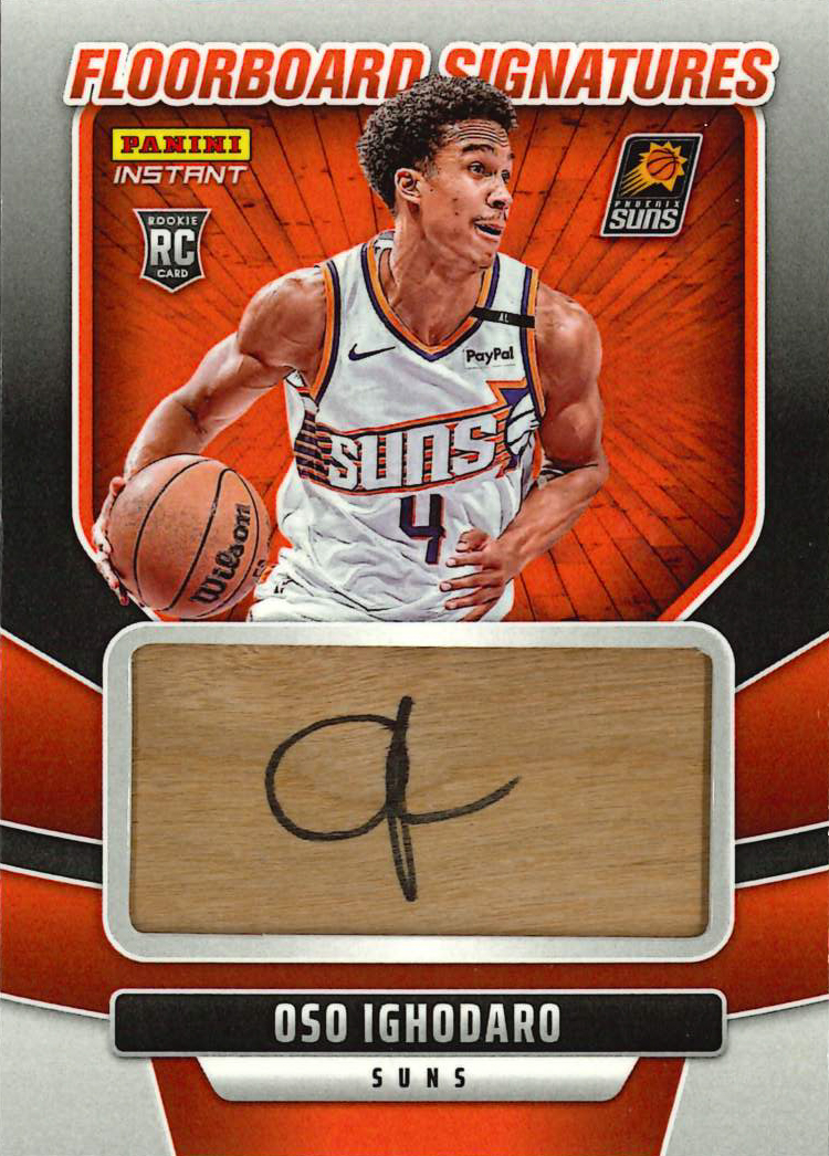 Oso Ighodaro - Panini Instant 2024-25 NBA Floorboard Signatures - Black 1/1