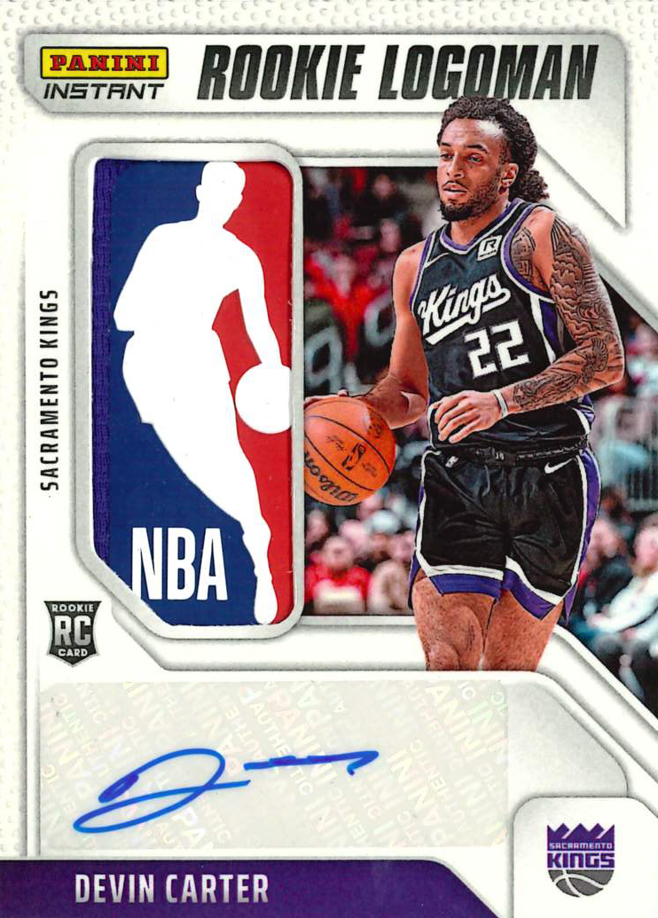 Devin Carter - 2024-25 NBA INSTANT ROOKIE LOGOMAN AUTOGRAPHS - One of One