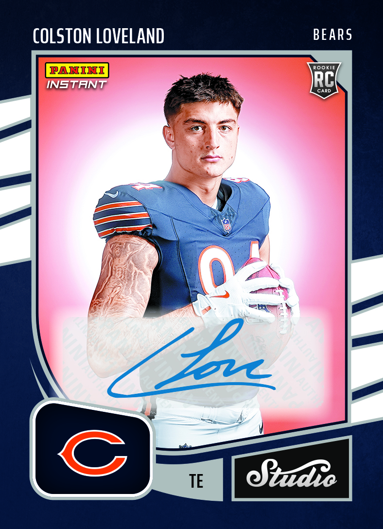 Colston Loveland - 2025 Panini Instant NFL Studio Rookies #5 - Base /99 ...