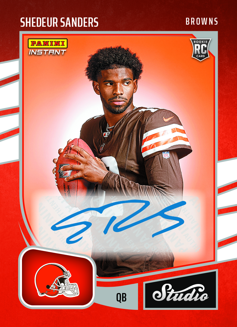 Shedeur Sanders - 2025 Panini Instant NFL Studio Rookies #30 - Base /99 ...