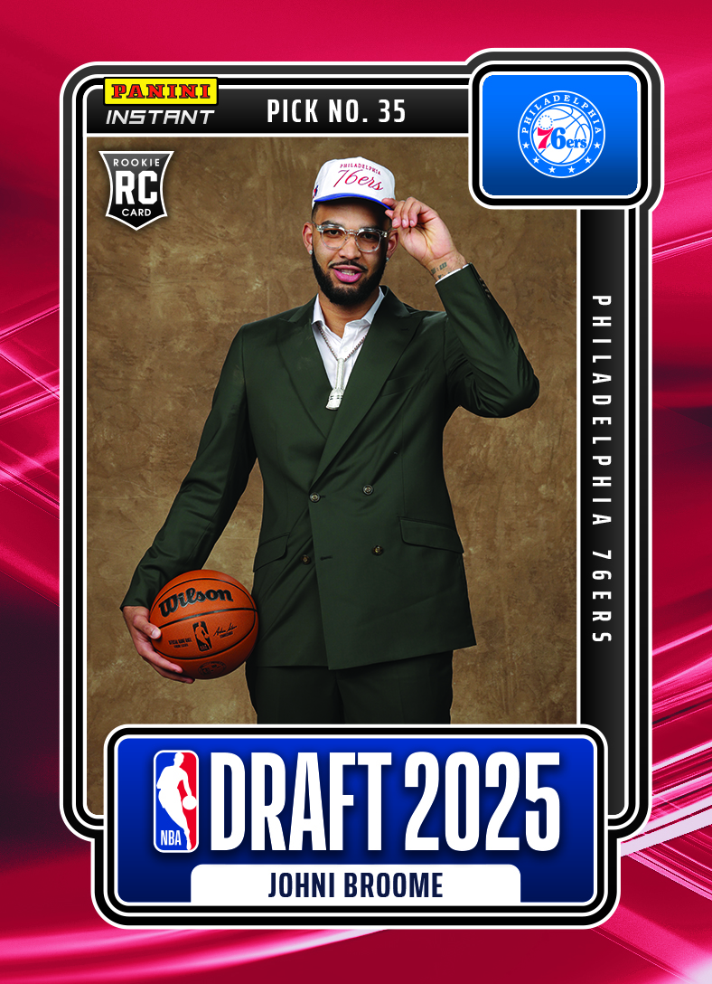 Johni Broome - 2025-26 Panini Instant NBA Draft Night #29 - Red /10