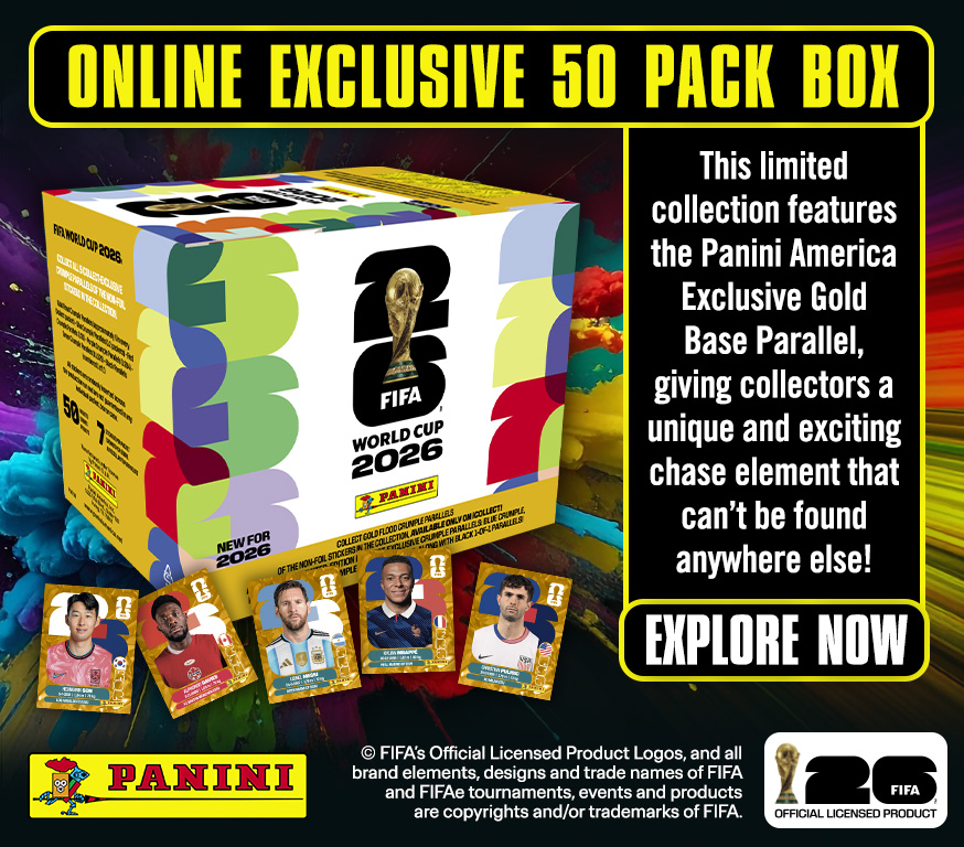 Panini America Online Store | Shop Sports Trading Cards & Memorabilia!